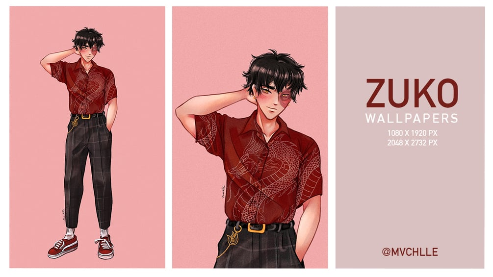 Modern Zuko Wallpaper Set