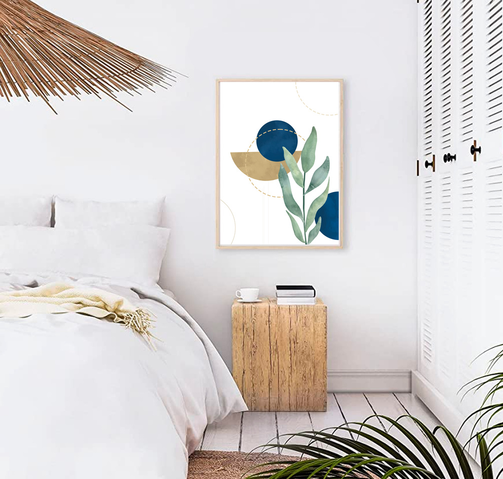 Flower cycle, Minimalist Digital Prints, Boho Style Art Prints
