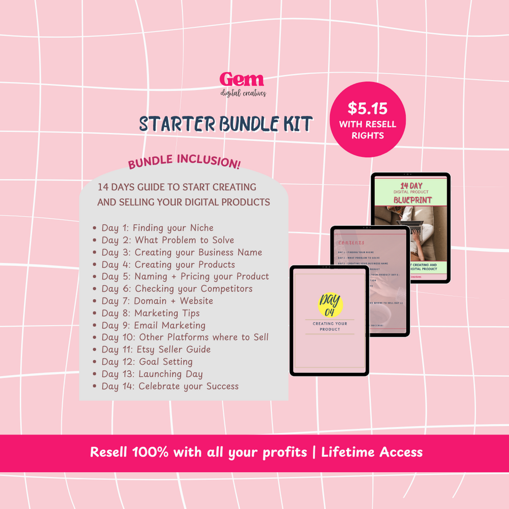STARTER KIT: (How to Earn 5-6 Income by Selling Digital Product)