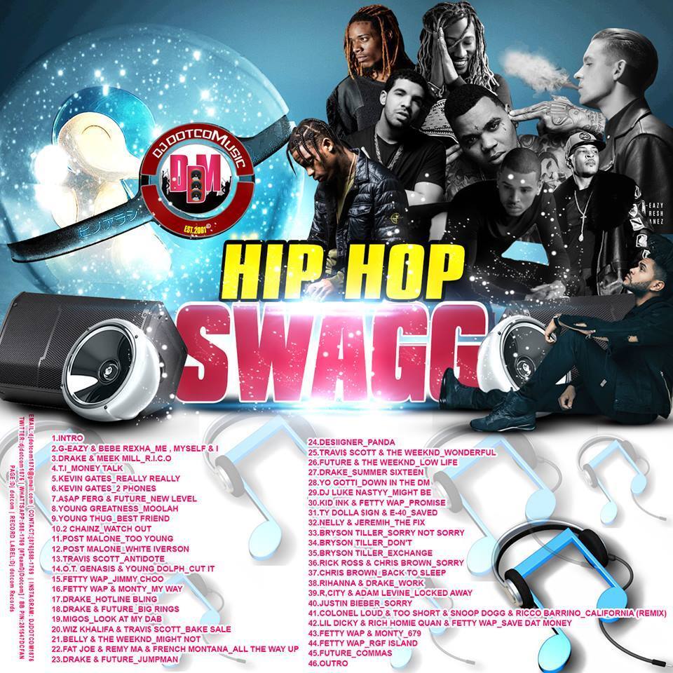DJ DOTCOM_HIPHOP SWAGG_MIX_VOL.15 (APRIL - 2016 - CLEAN VERSION)
