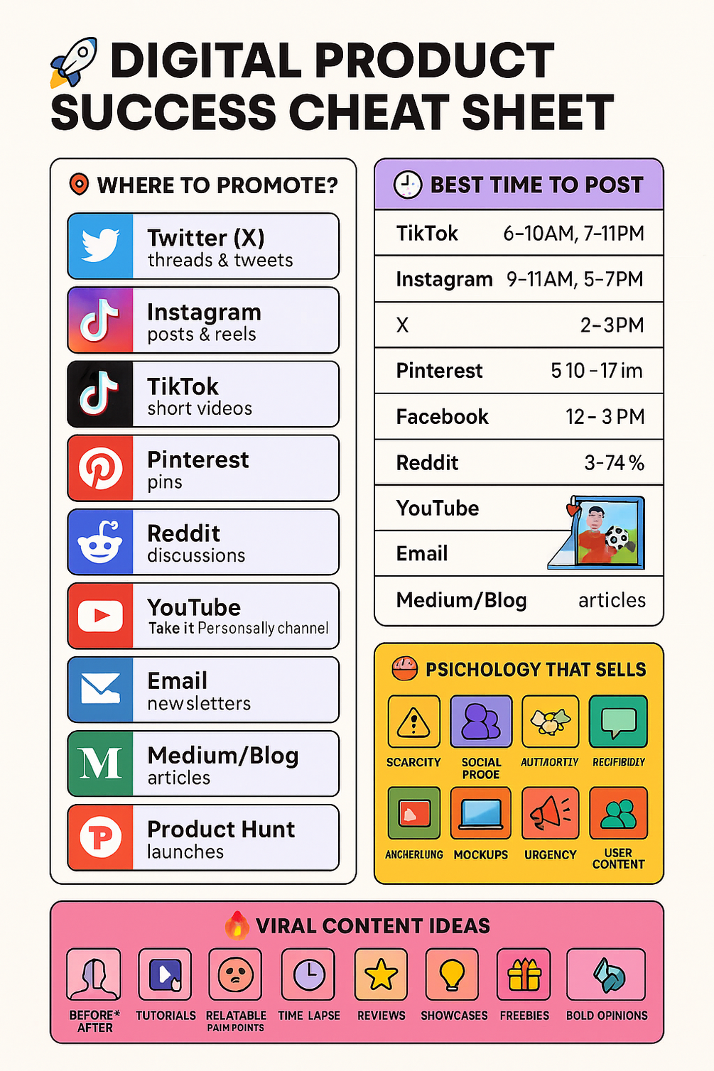 💥 Gumroad success cheat sheet