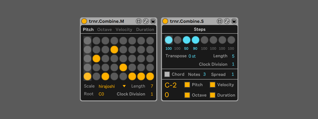 New M4L Device: Combine Sequencer - Ternär Music Technology