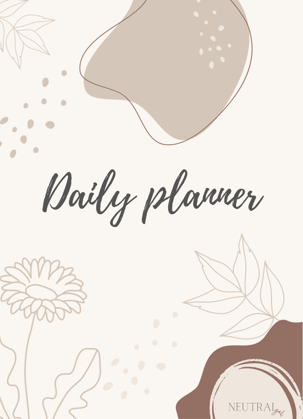 Funky Daily Planner