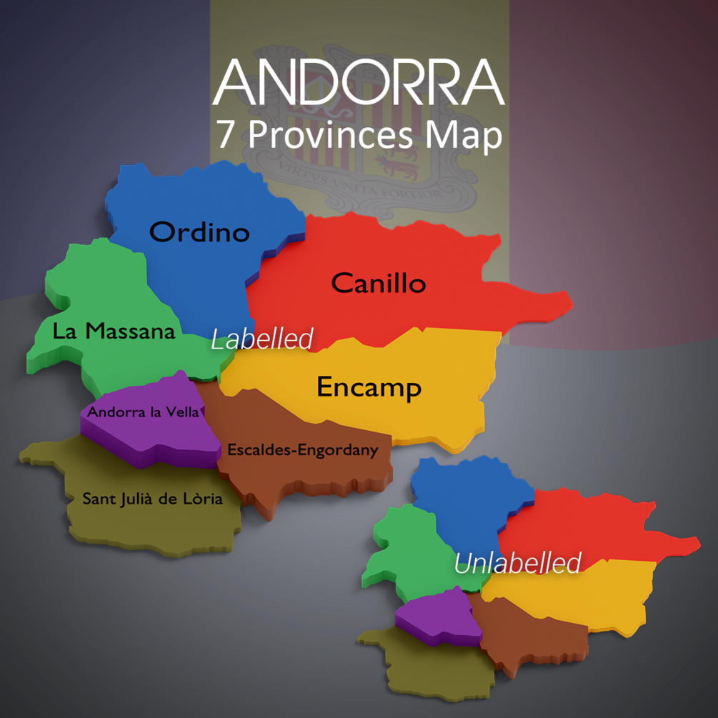 Andorra States Map