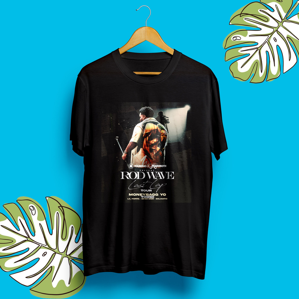 ROD WAVE LAST LAP TOUR 2024. ROD WAVE TOUR. ROD WAVE. FRONT SIDE UNISEX ...