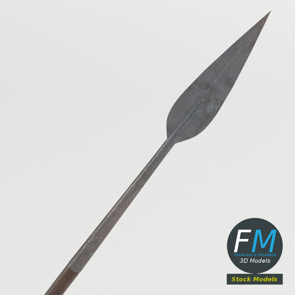 3D MODEL - Spartan spear
