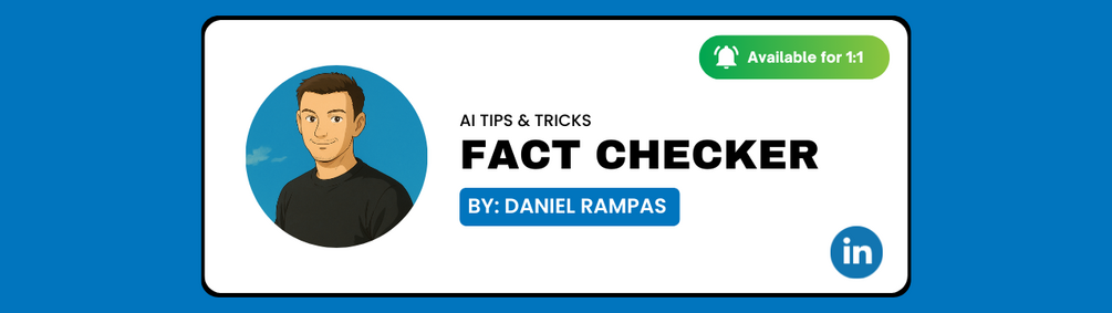 AI Prompt: Fact checker