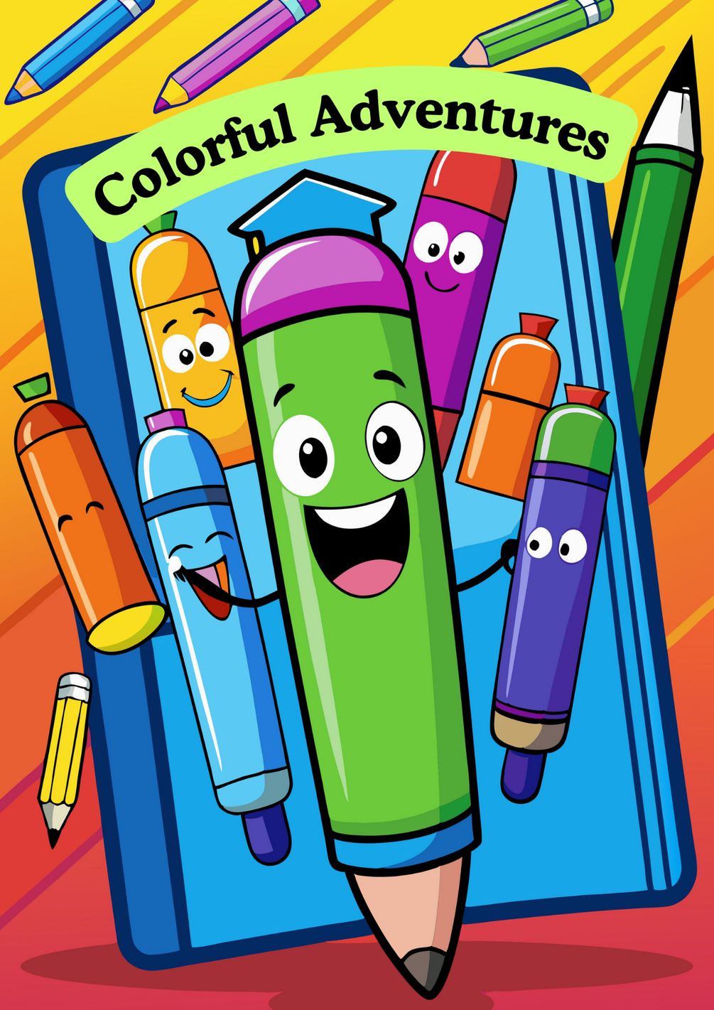 Colorful Adventures - Flash cards color