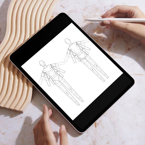 9 Head Croqui Template