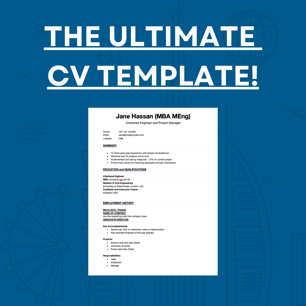 ULTIMATE CV TEMPLATE! FREE!