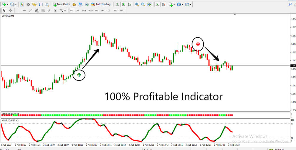 Binary King Indicator | 5 Minute Trade | 100% Profitable