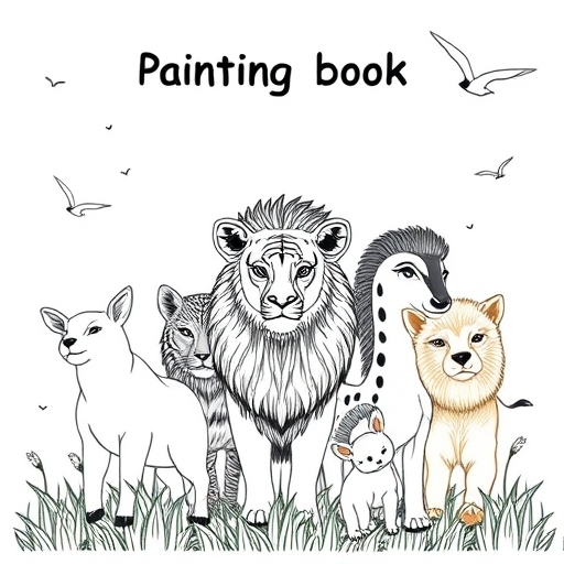 Wild animal coloring pictures - 47 different animals