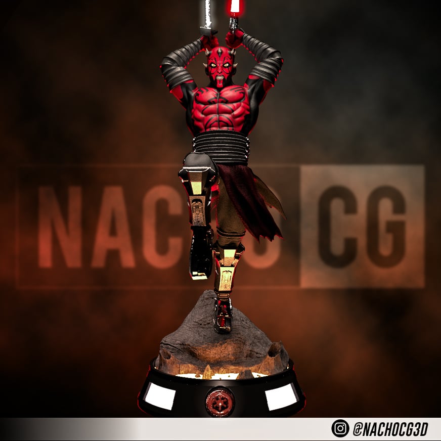 Fan Art Darth Maul - Statue