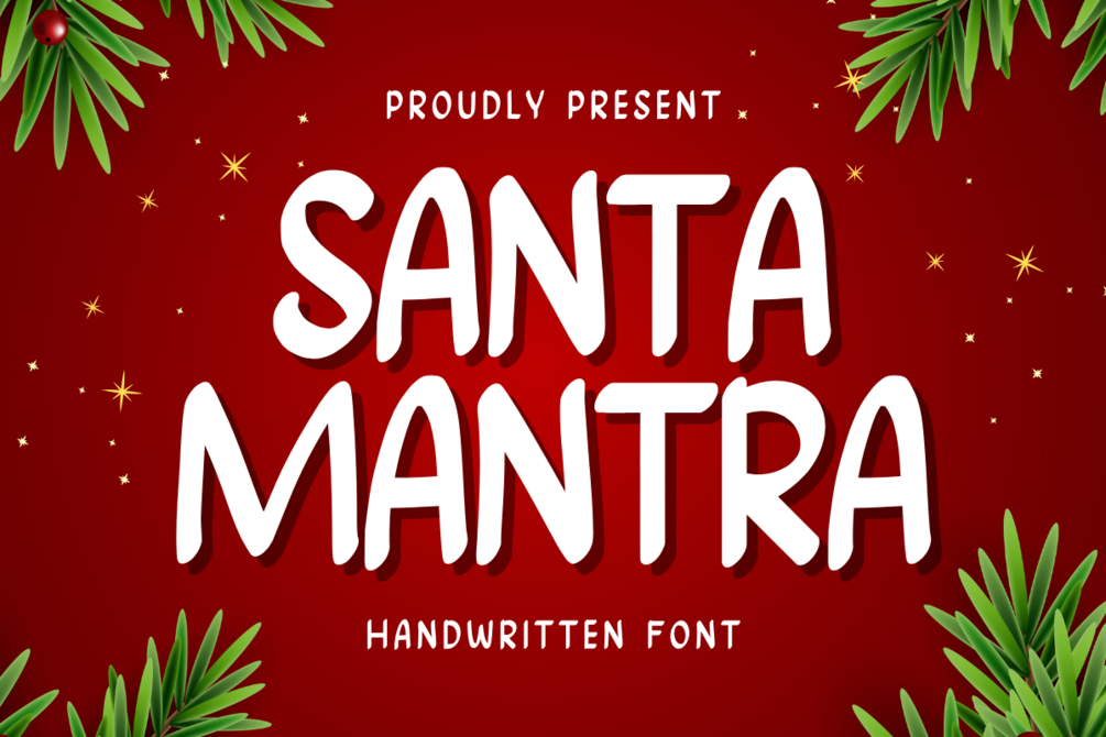 Santa Manta - Handwritten Font