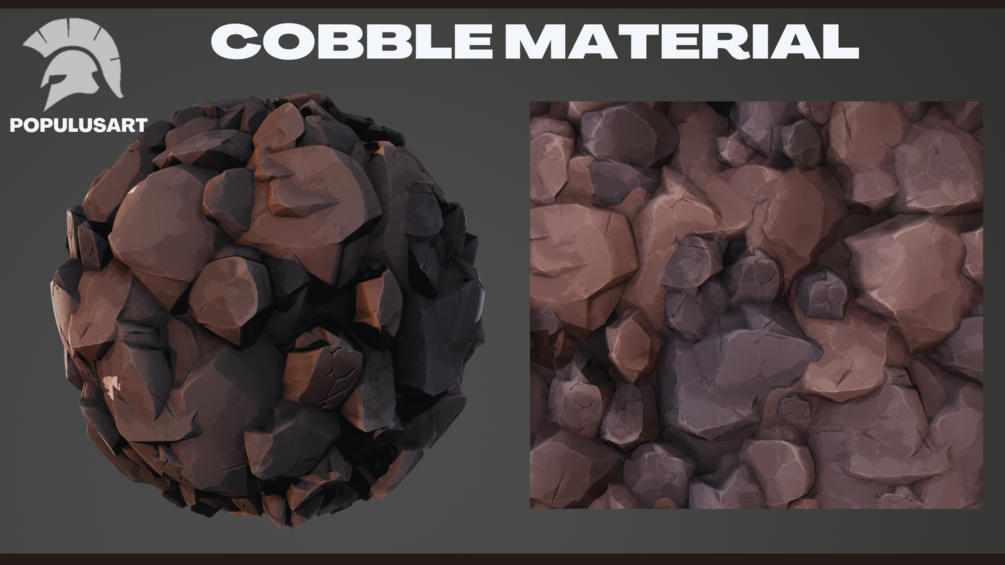Stylized Cobble Material - Substance Designer