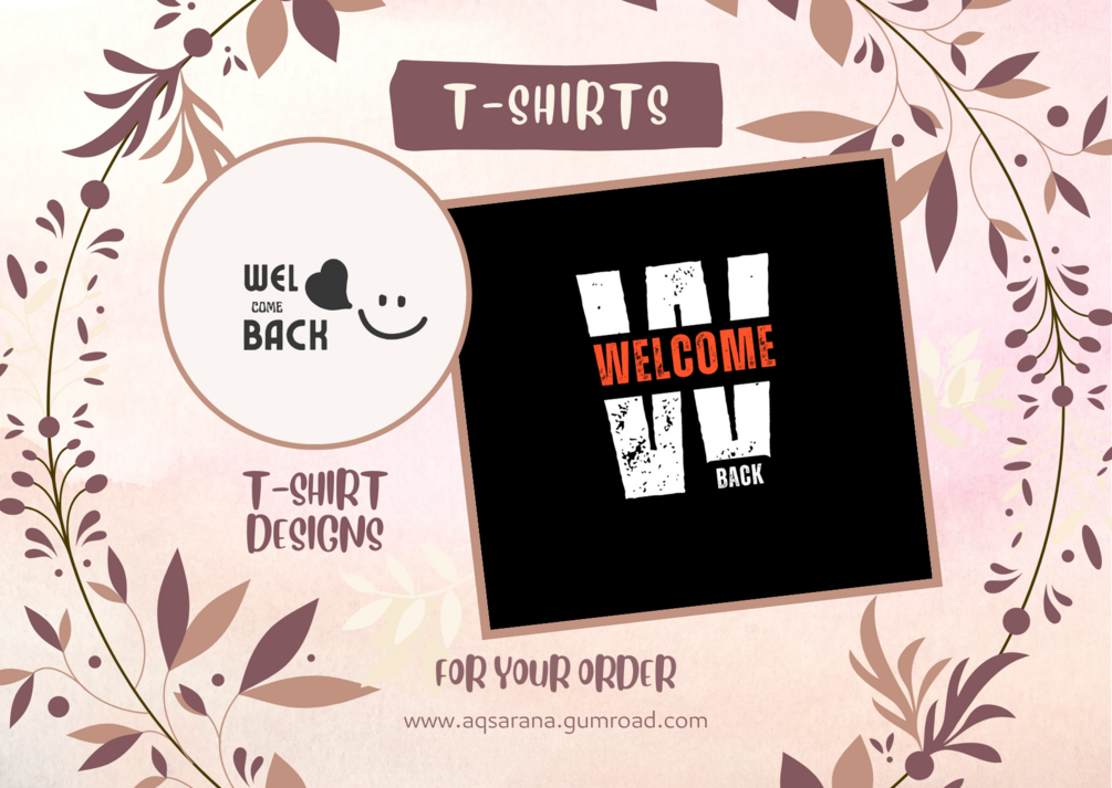 WELCOME T-Shirts Designs