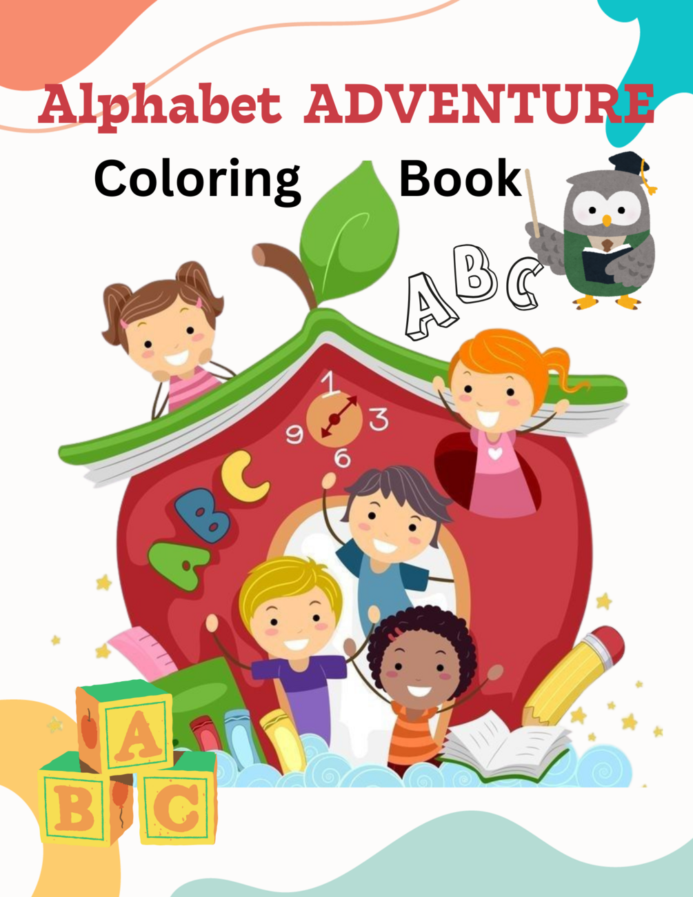 Alphabet Adventure coloring book ️