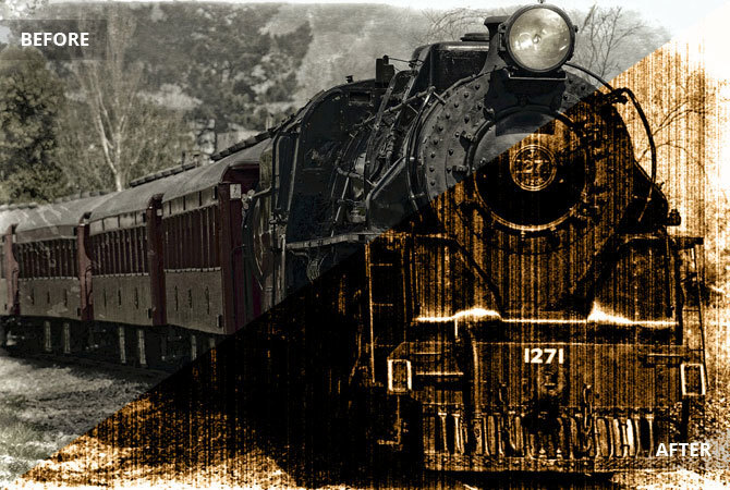 Retro Old Photoshop Action