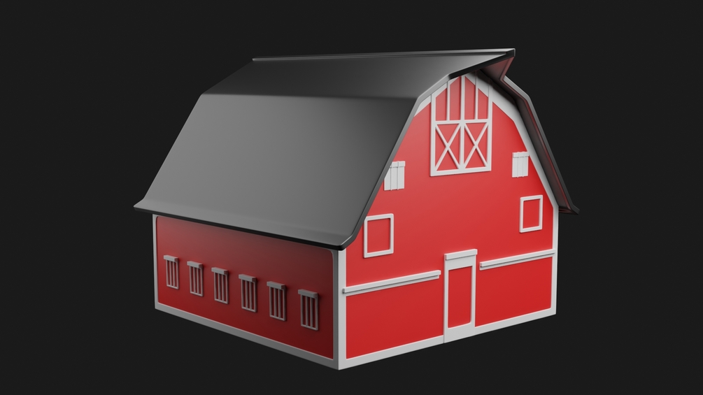 BARN 3D Model