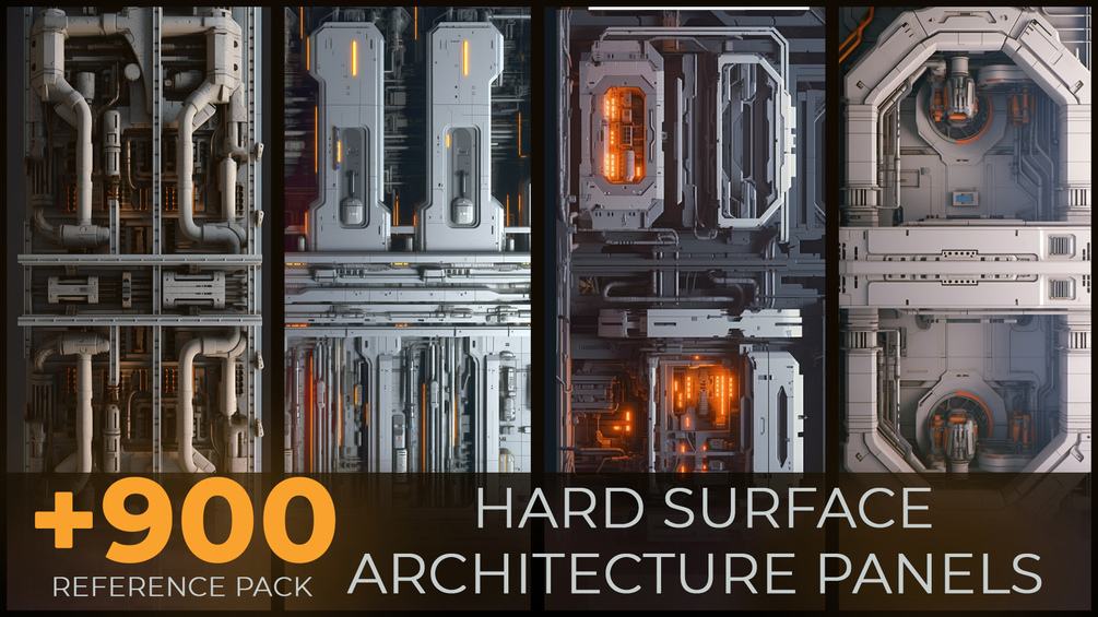 Hard Surface Sci-Fi Panels - Concept Art References