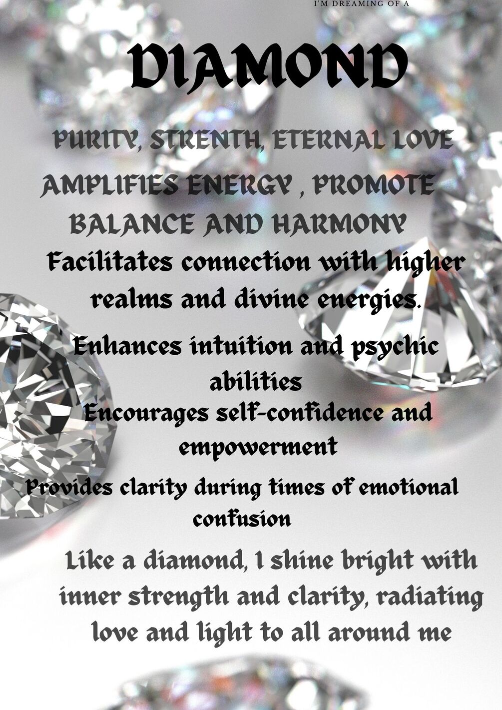 DIAMOND GEM CARD