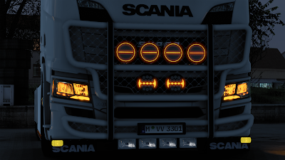 Scania RJL & NG Orange Lights