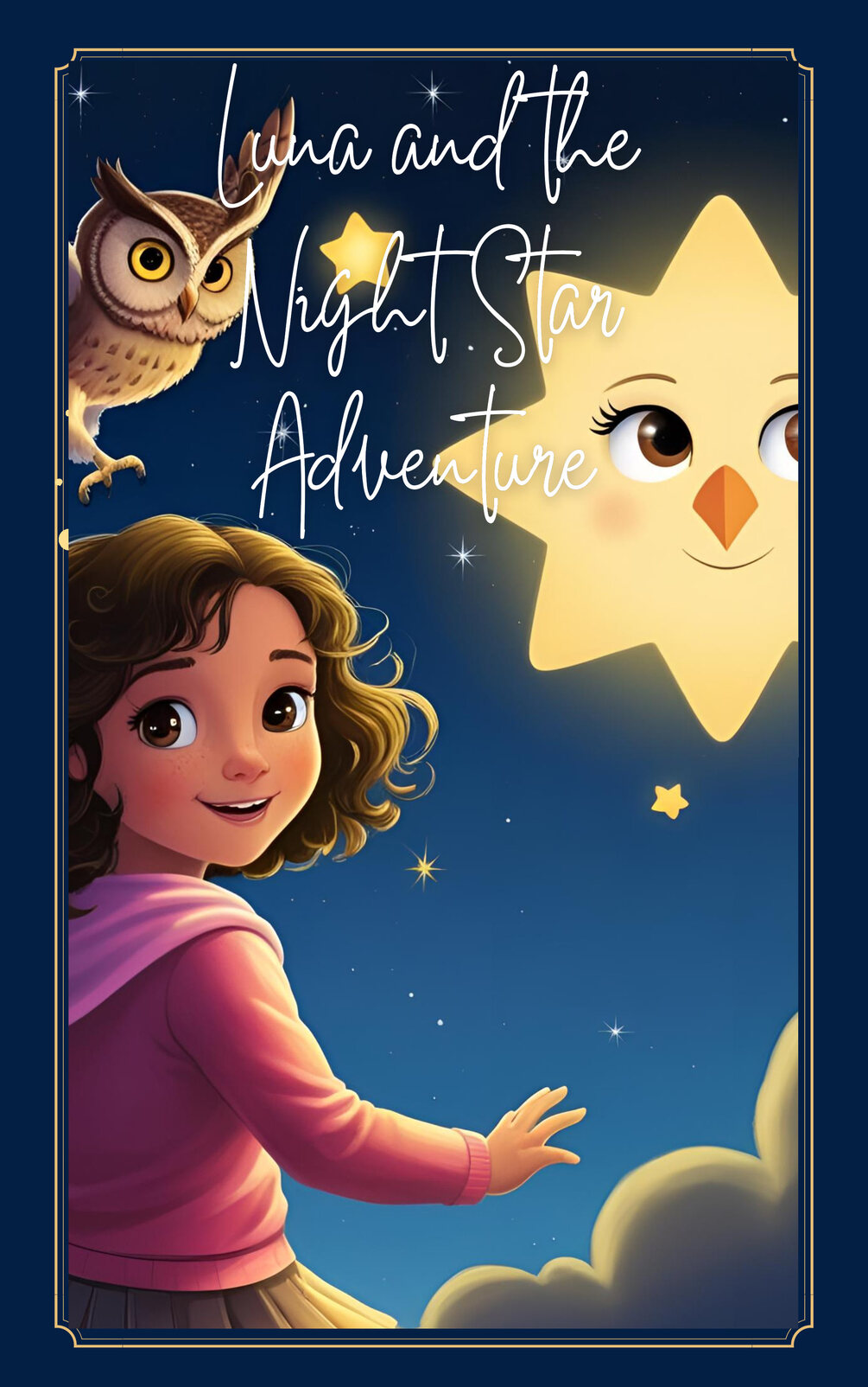 Luna and the Night Star Adventure kid story book