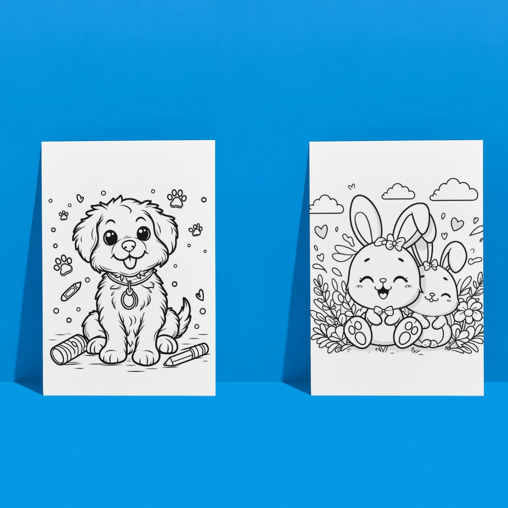 Cuddle & Color: Animal Fun