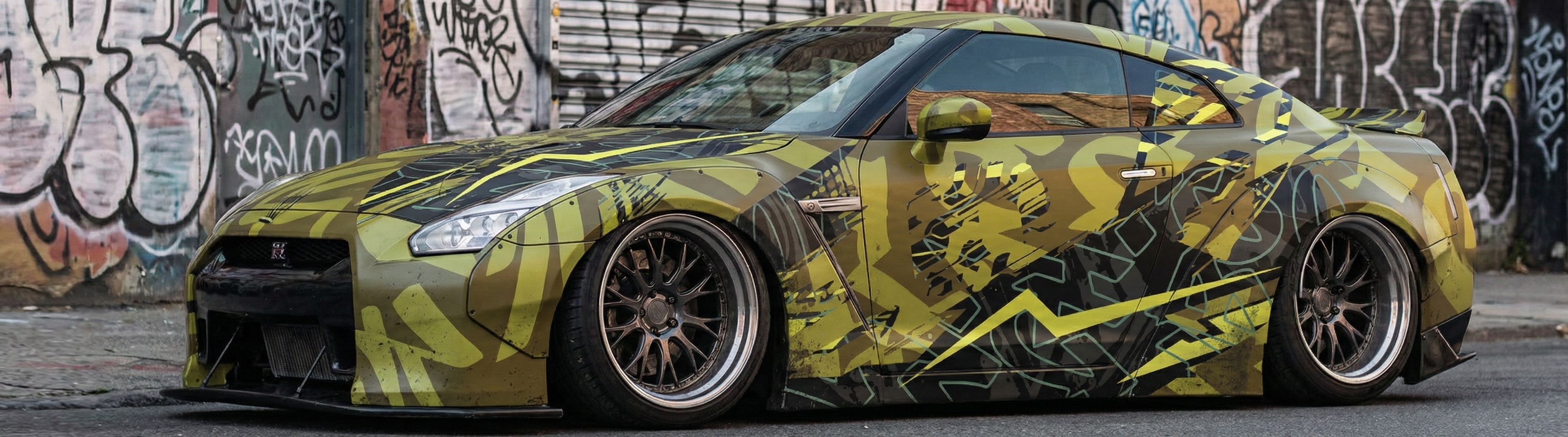 Urban Hazard - Wrap Design Pack 8 - Black & Olive Livery (4K Textures)