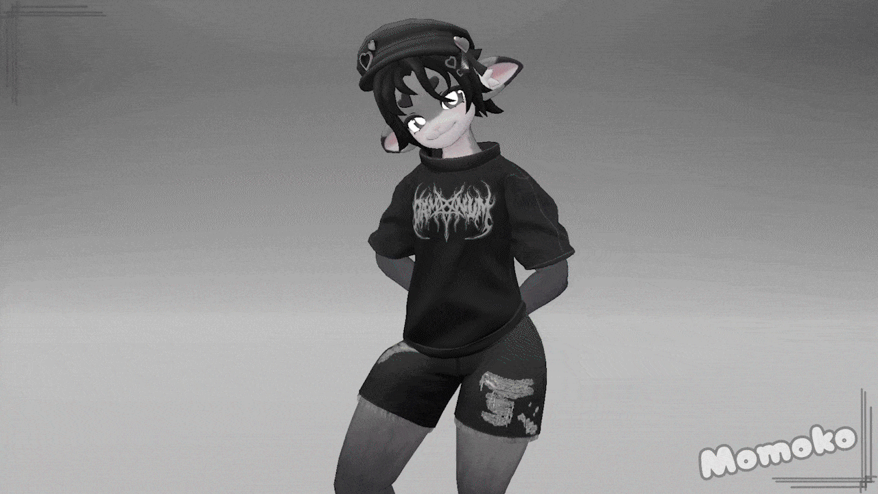 Momoko Goat - VRChat Goat Furry Model/Avatar