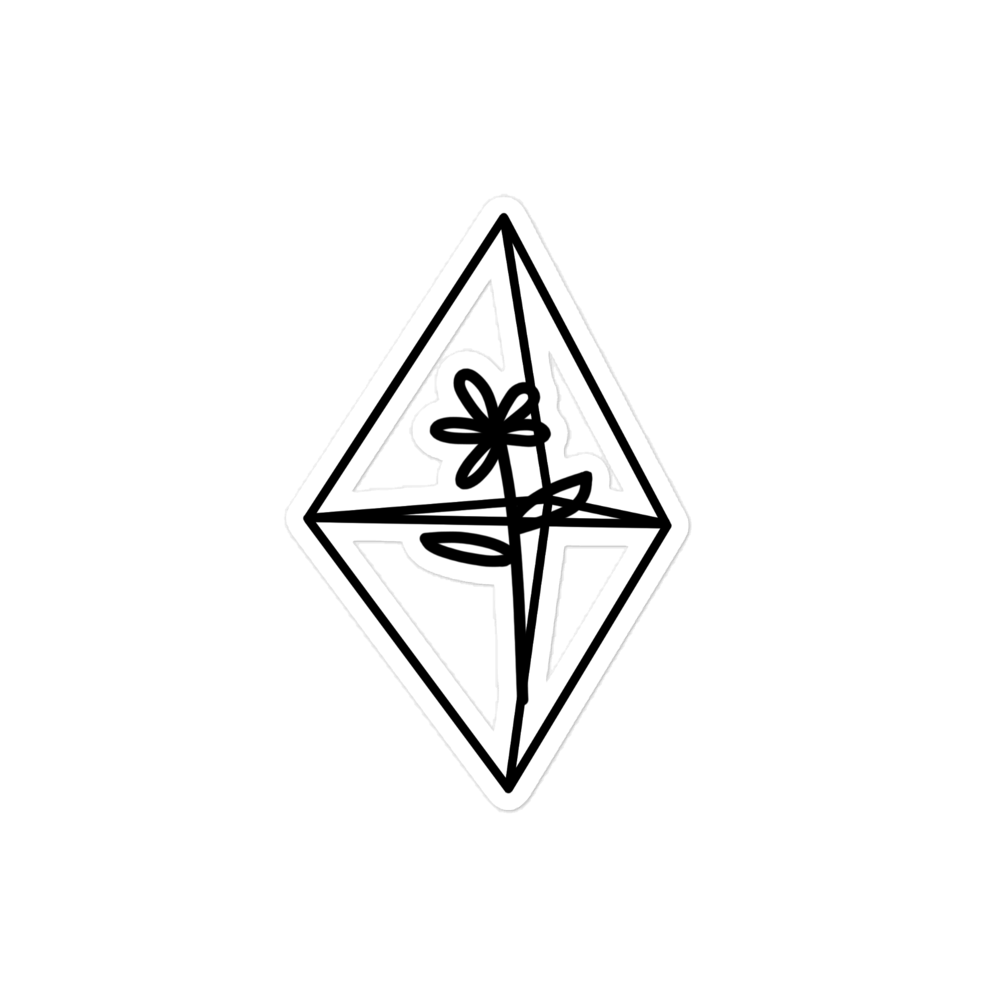 [Trac3r] Rhombus Flower Sticker
