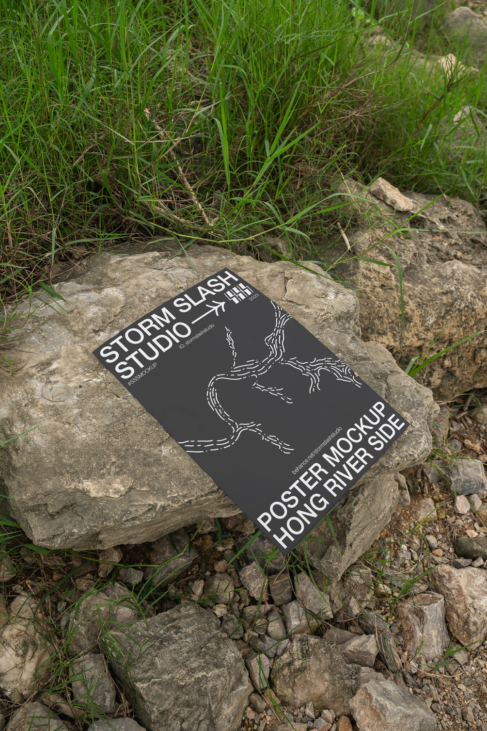 RIVER SIDE POSTER MOCKUP - by Storm Slash Studio