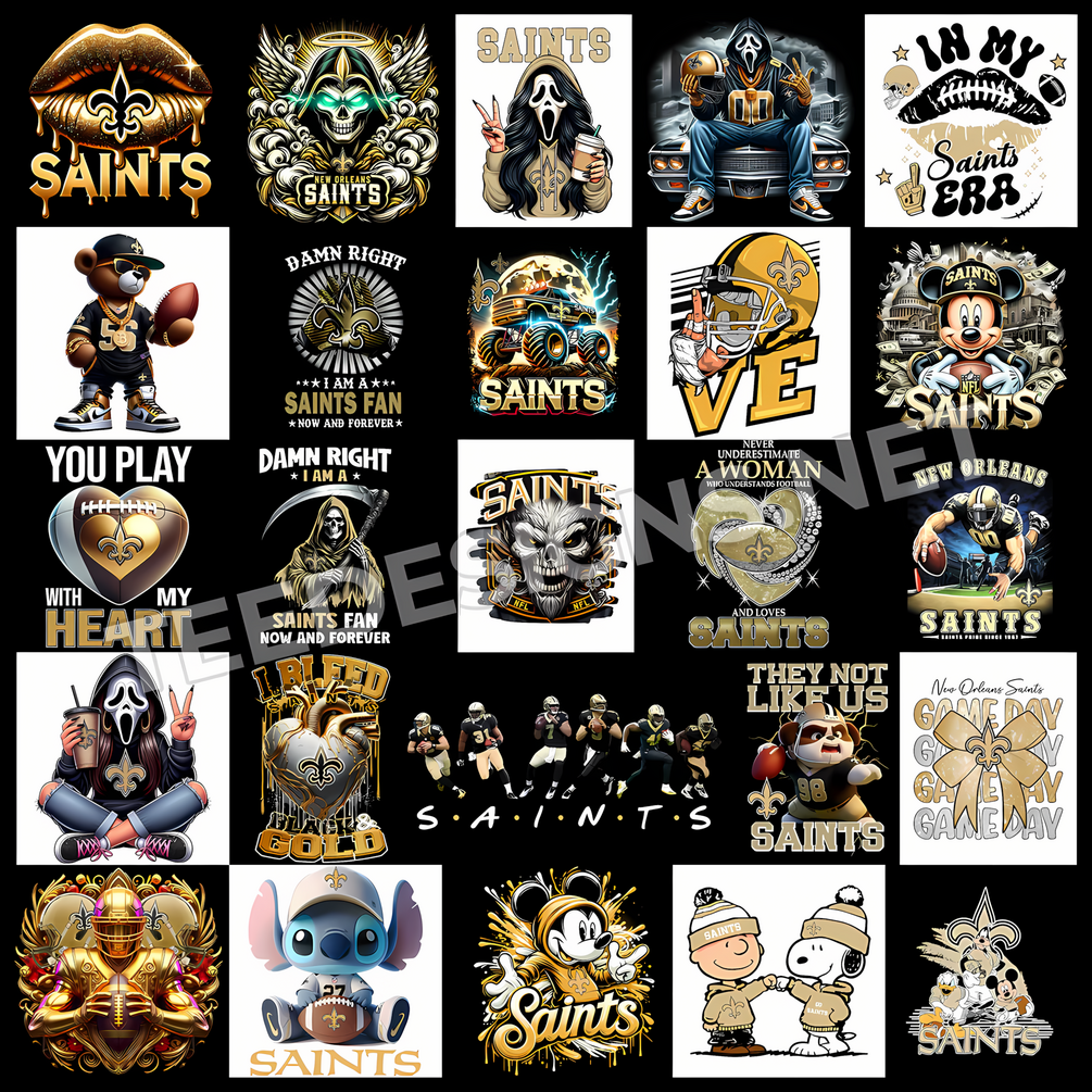40 New Orleans Saints Designs PNG