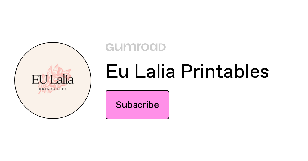 Eu Lalia Printables
