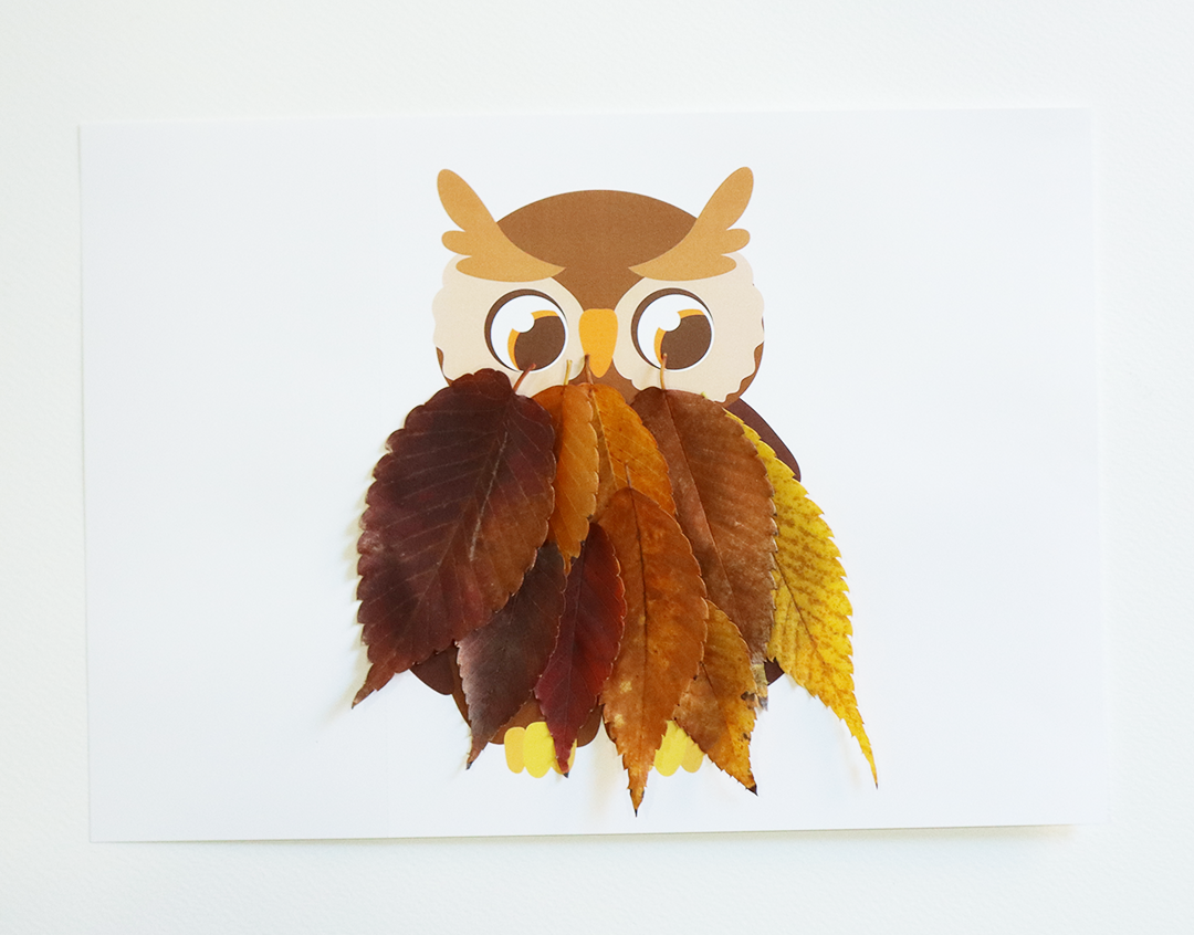 Leaf Animal Craft for Kids - Printable PDF