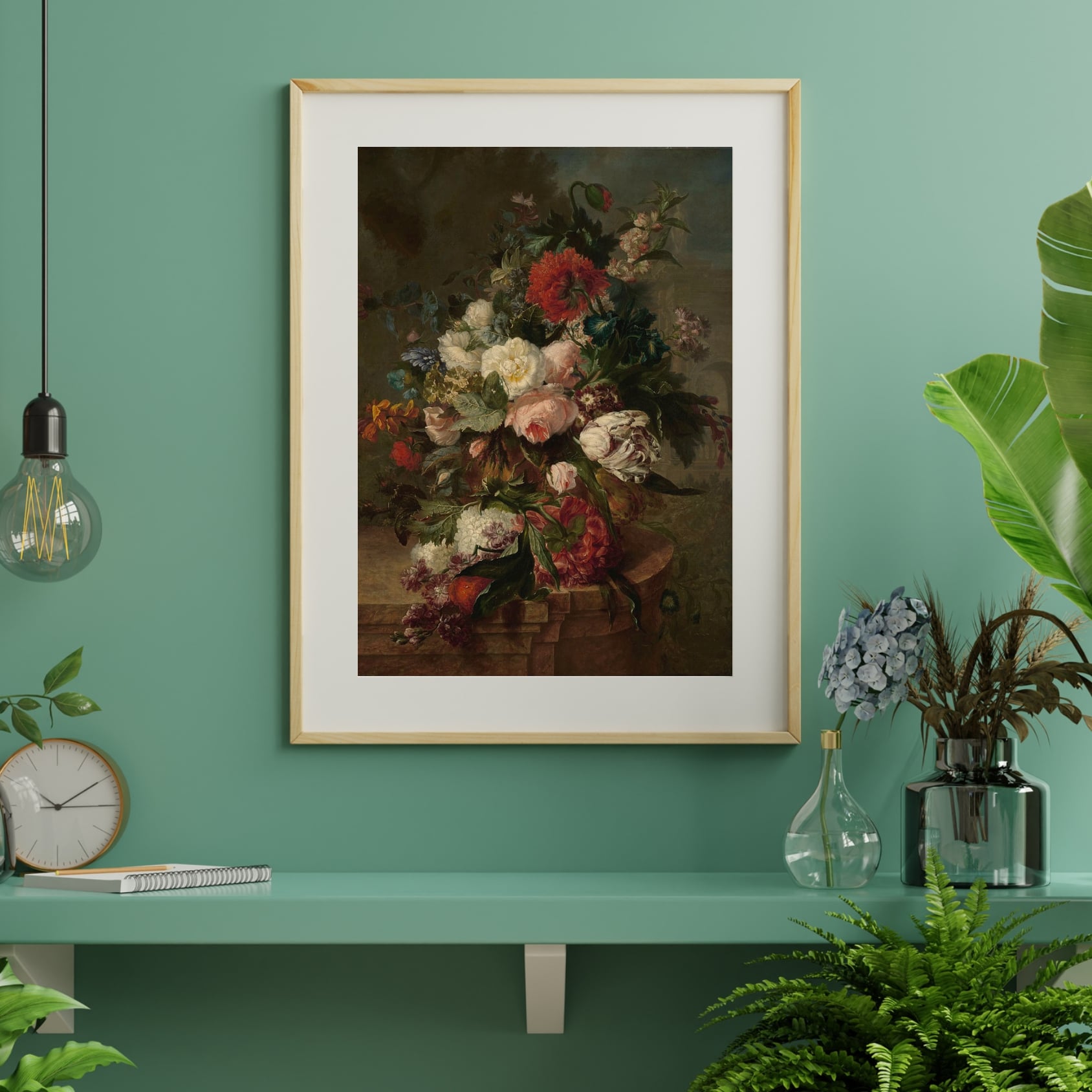 Classic Flowers in a Serene Setting