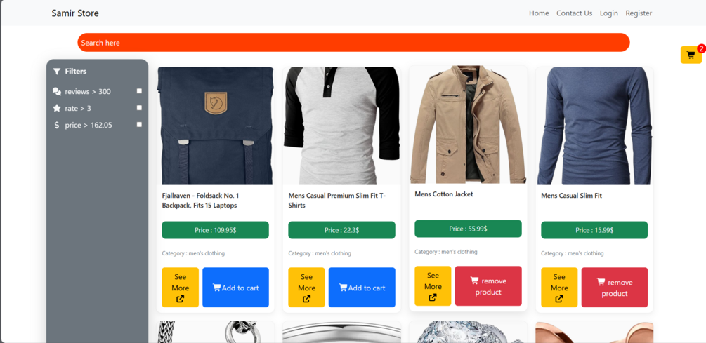 Frontend Template E-commerce