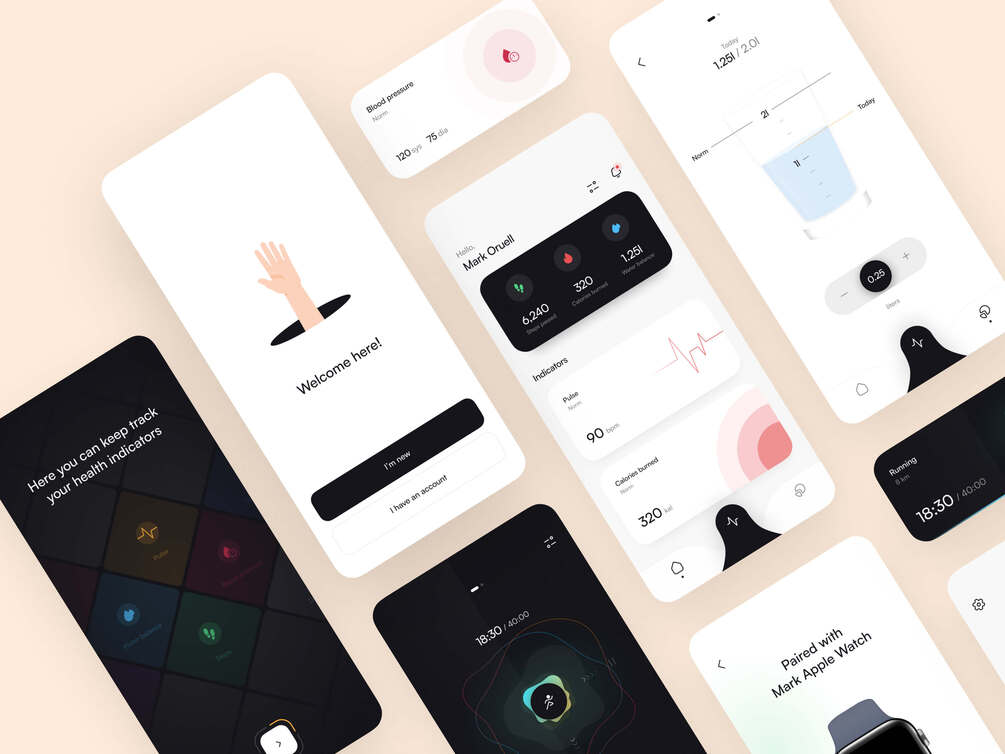 Cycles iOS Sport App Figma UI Kit