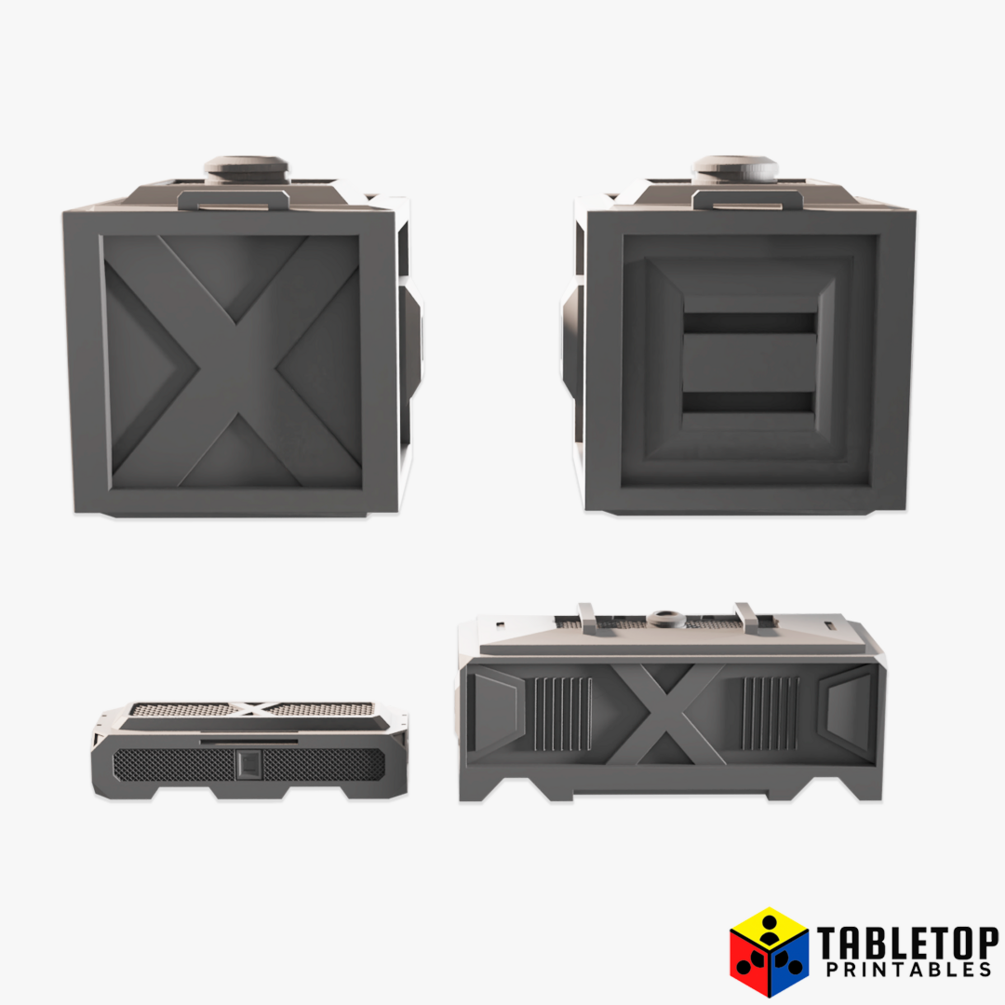 Sci-Fi Crates - Digital STL Files