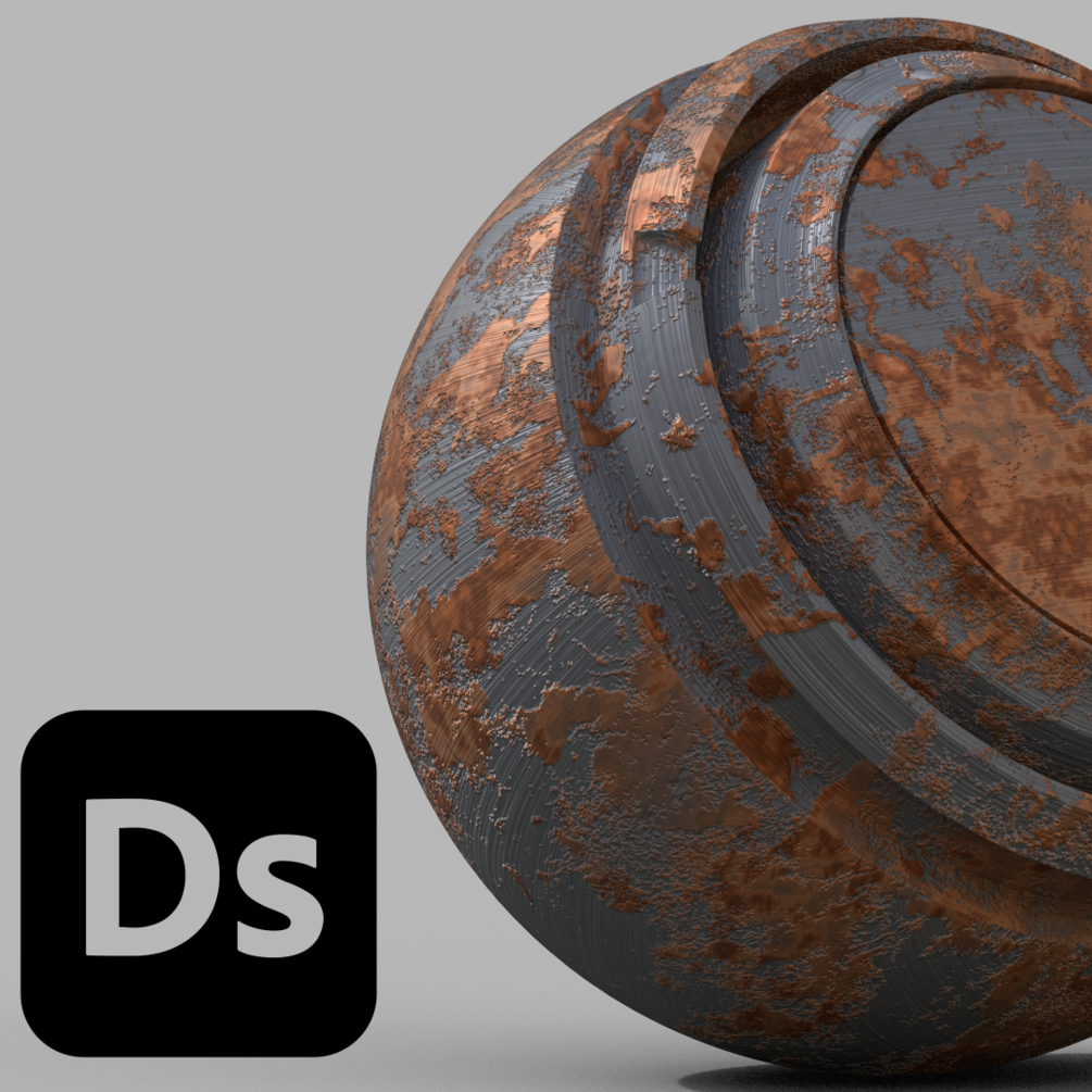 PBR Rusted steel material