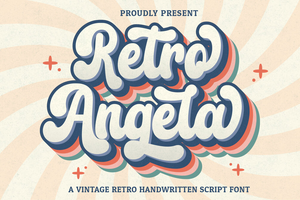 Retro Angela Font