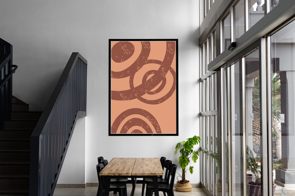 Retro Resonance - Abstract | Printable Wall Art
