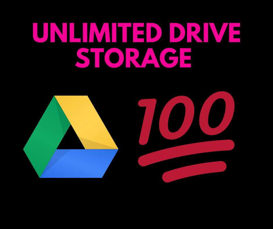 unlimited storage google drive