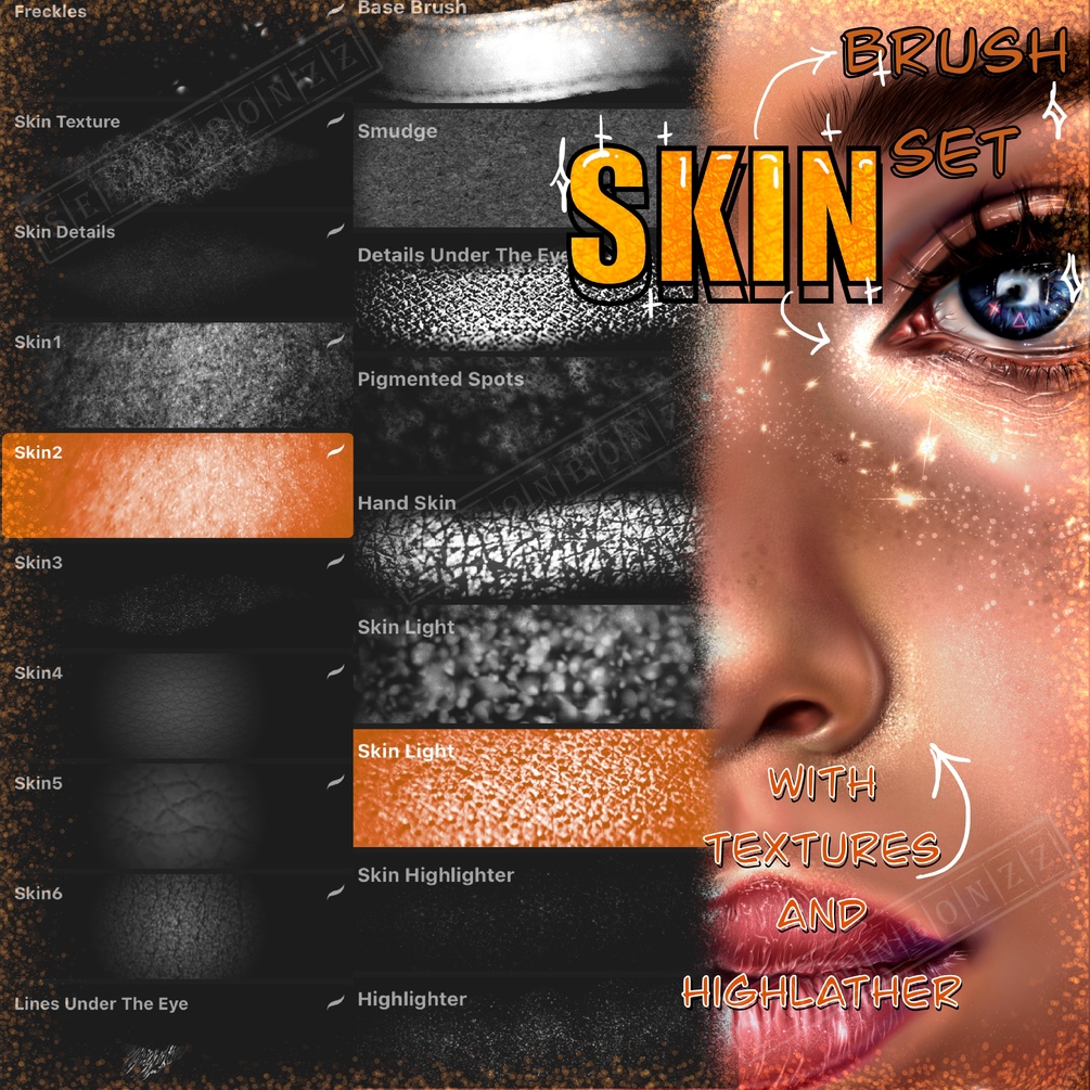 Semonbonzz’s SKIN brush set