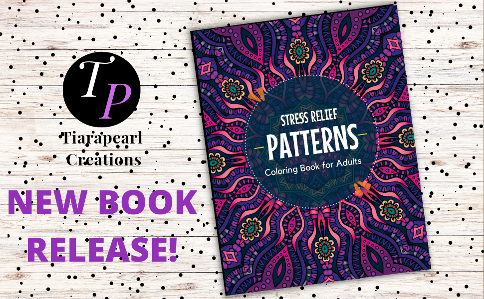 Stress Relief Patterns Adult Coloring Book