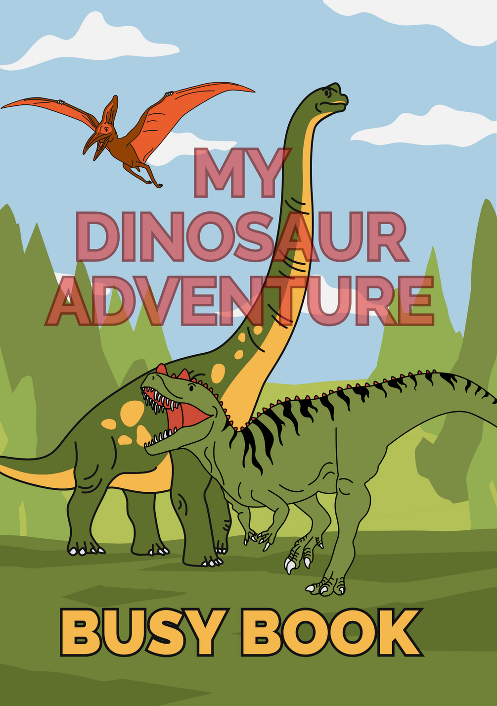 My Dinosaur Adventure Busy Book for Kids