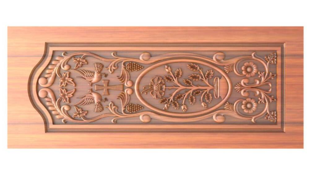 Intricately Detailed ArtCAM Wooden Panel Design for Sophisticated Home ...