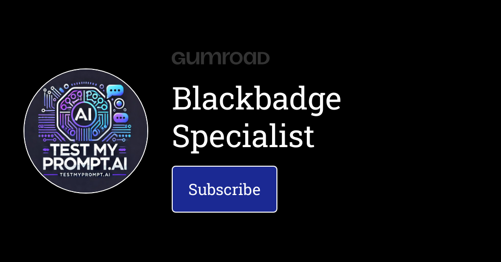 Blackbadge Specialist