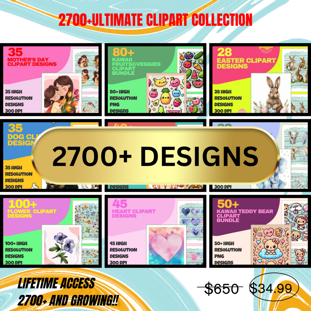 CLIPART MEGA BUNDLE 2700+