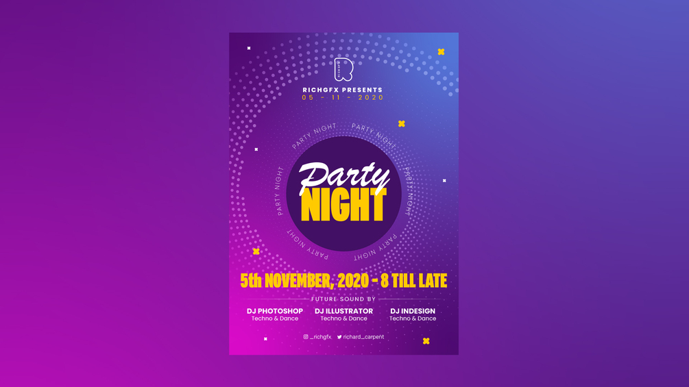 Tutorial Files - Vortex Poster Design